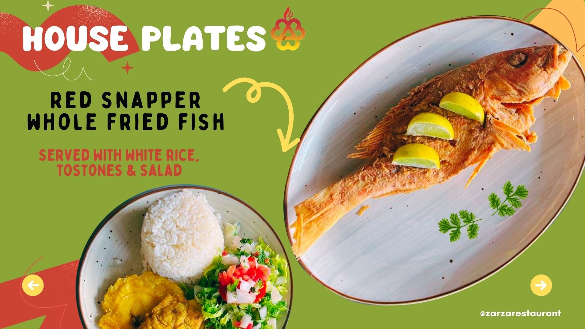 Fried Red Snapper Fish